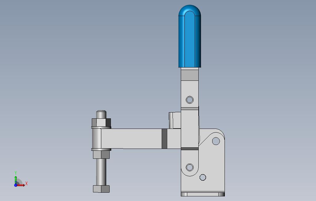 垂直夹具 Solidworks 2012 模型图纸免费下载 懒石网