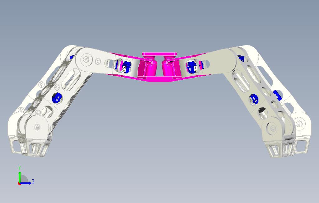游动六足动物_Inventor_模型图纸免费下载 – 懒石网