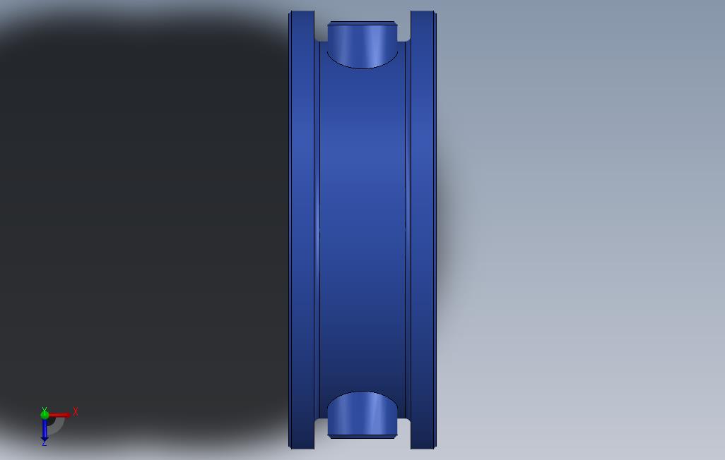 对夹式止回阀H77X-10-150DN200_SOLIDWORKS 2015_模型图纸下载 – 懒石网