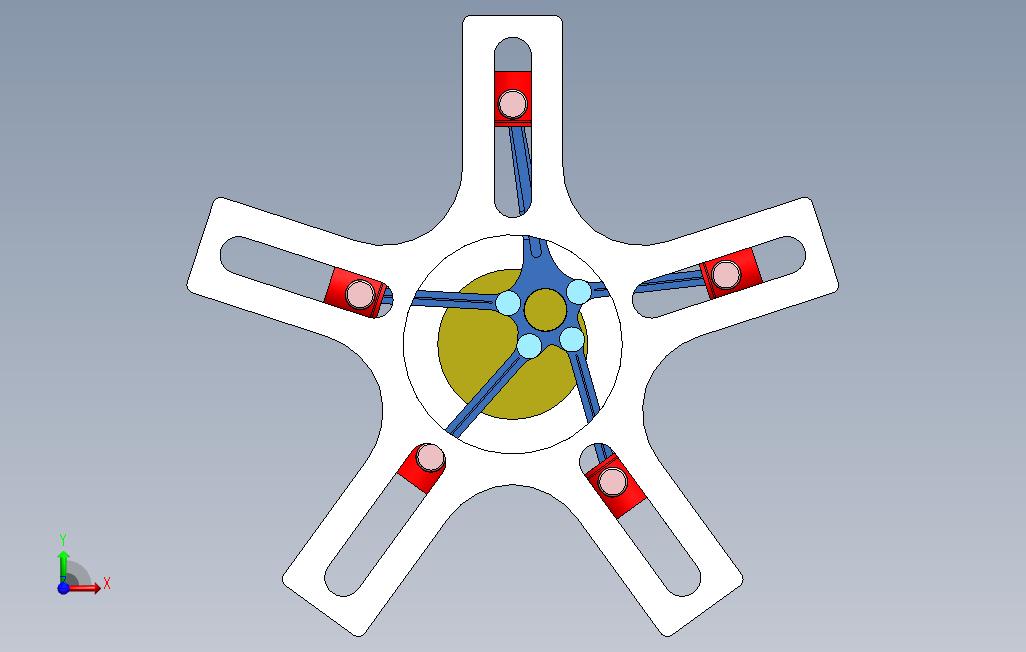 星型发动机solidworks 2018模型图纸下载 懒石网