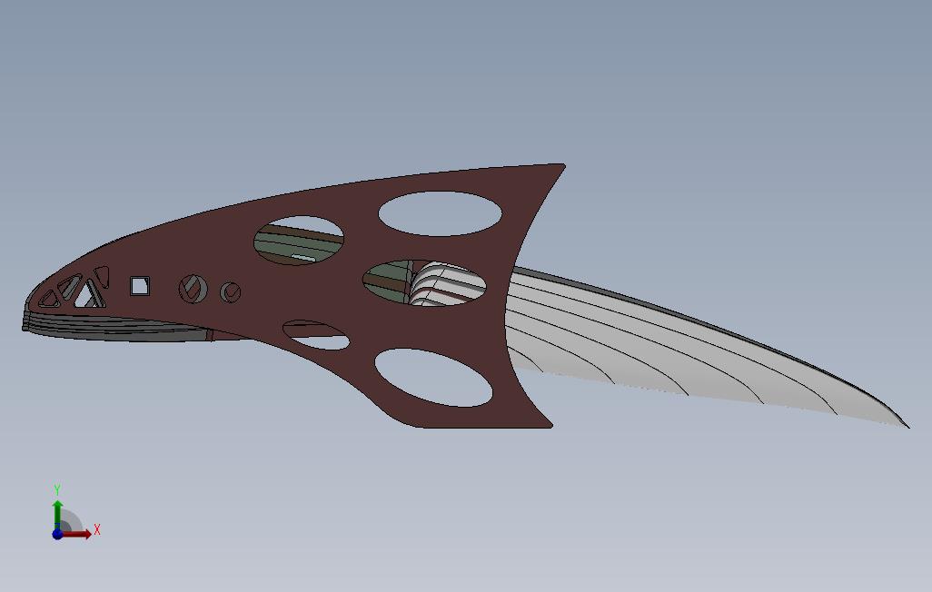 梯形机翼solidworks 模型图纸下载 懒石网