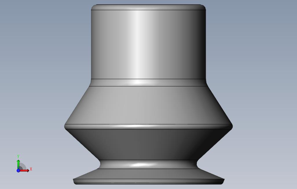 波纹管吸盘1solidworks 2009模型图纸下载 懒石网