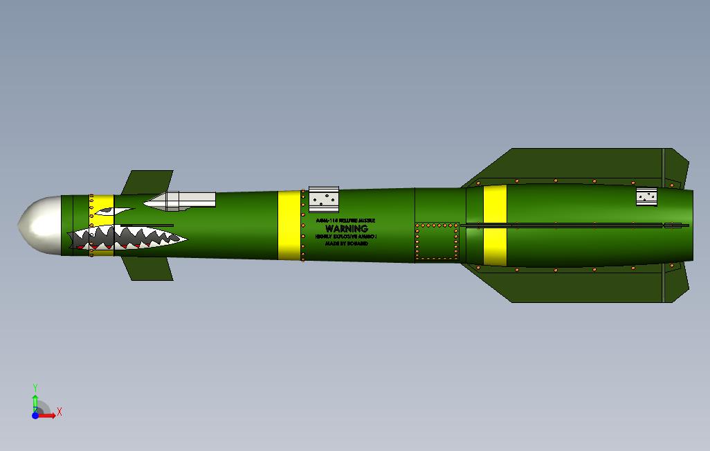 火箭_Parasolid_模型图纸下载 – 懒石网