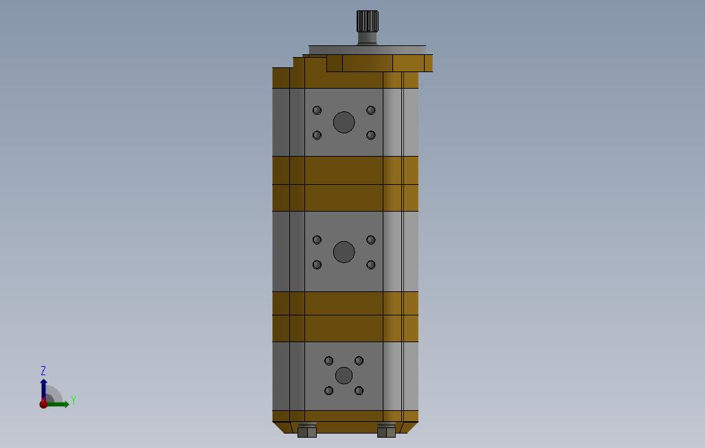 CBTSL-F308／F308／F303-AFΦ三联齿轮泵_SOLIDWORKS 2014_模型图纸下载 – 懒石网
