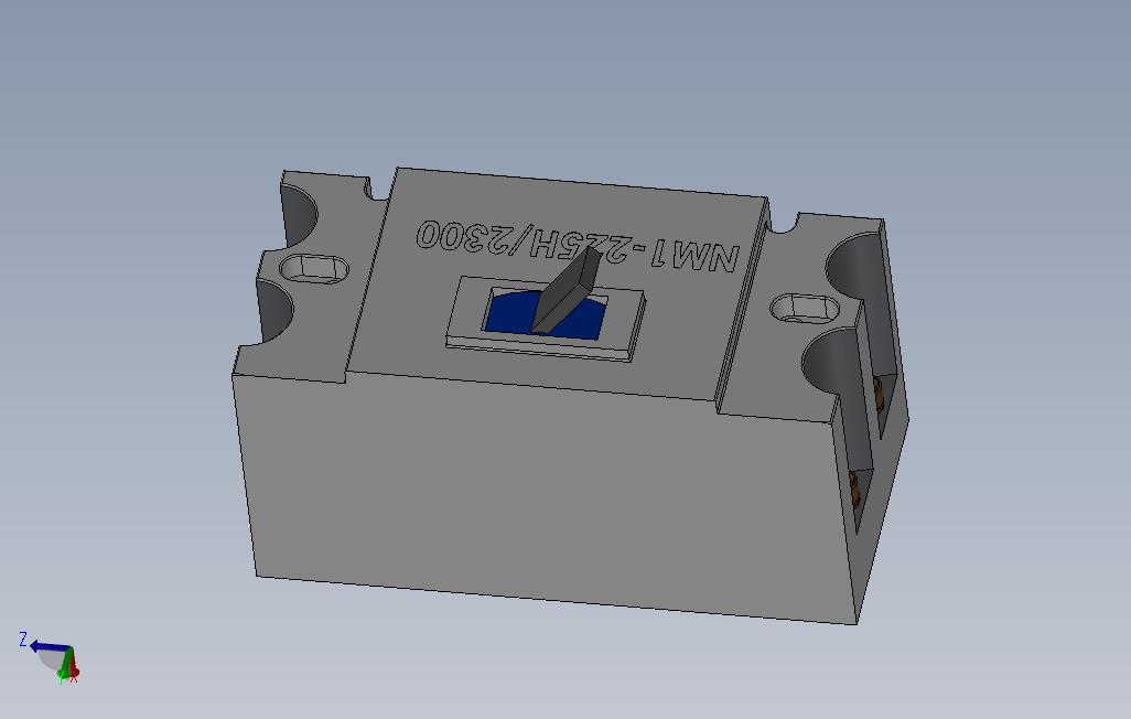 Nm1 225h 2300250a正泰塑壳式断路器solidworks 2013模型图纸下载 懒石网