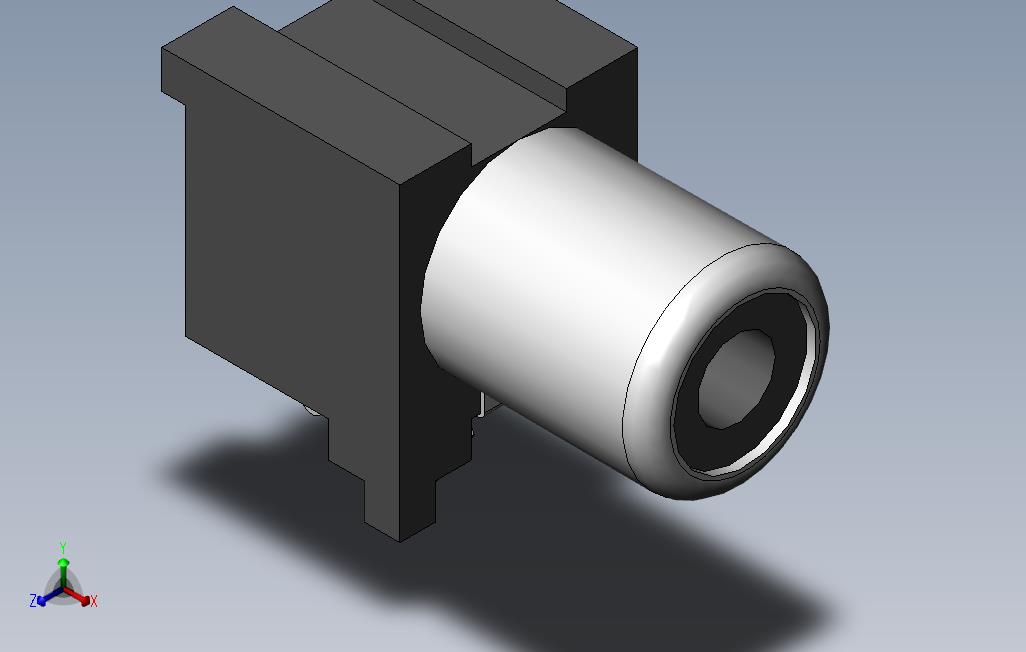 RCA视频连接器_SOLIDWORKS 2009_模型图纸下载 – 懒石网
