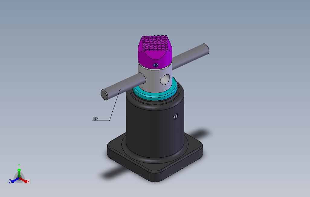 千斤顶solidworks 2009模型图纸下载 懒石网