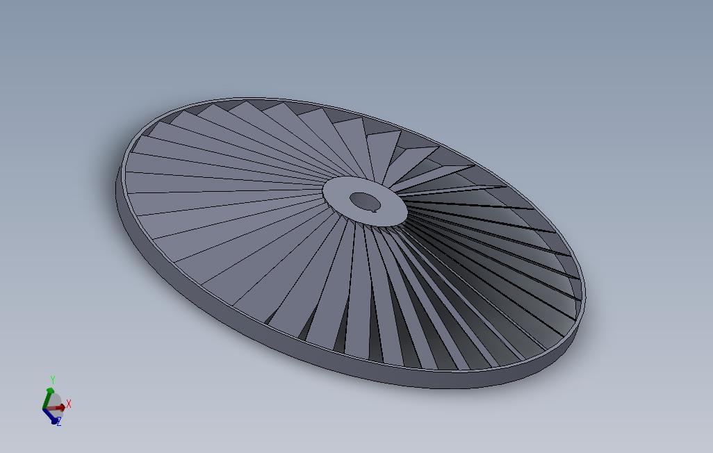 叶轮_SOLIDWORKS 2008_模型图纸下载 – 懒石网