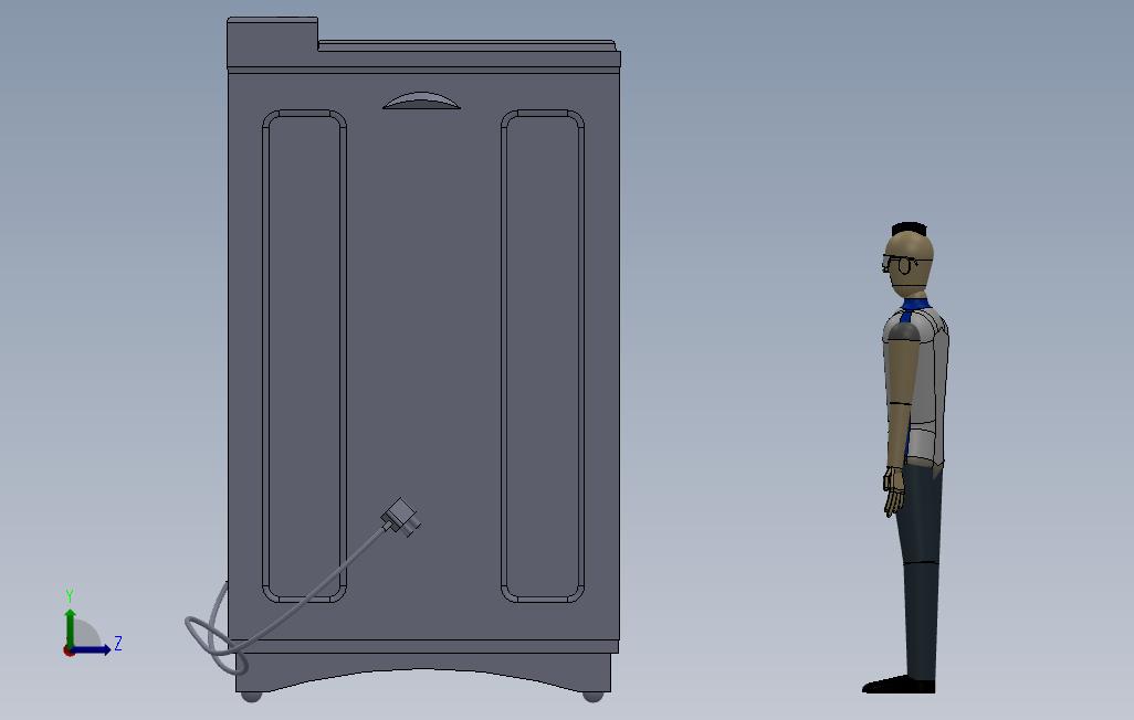 家用型洗衣机solidworks 2010模型图纸下载 懒石网