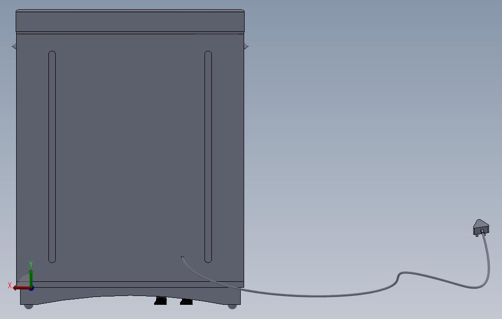 家用型洗衣机solidworks 2010模型图纸下载 懒石网