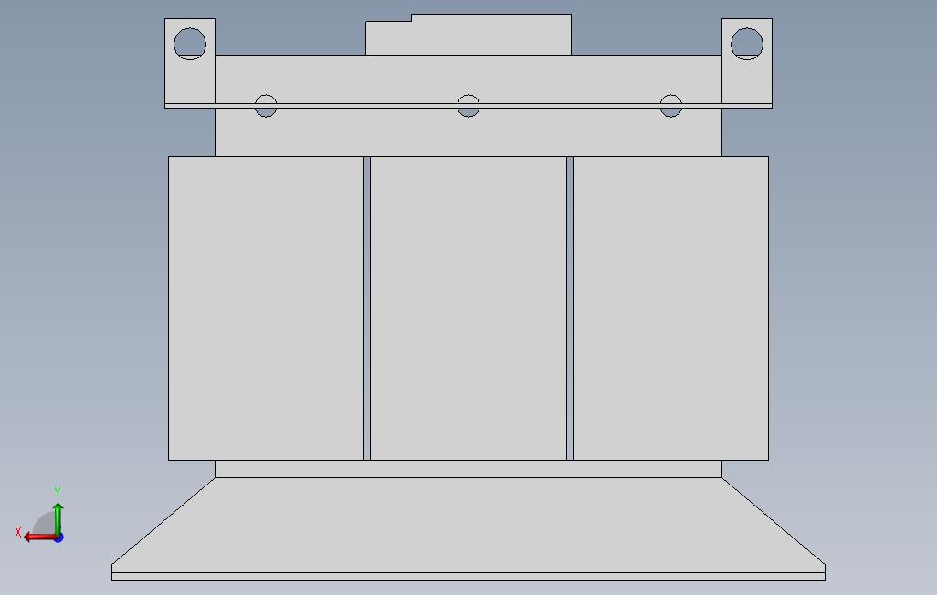 三相自耦变压器solidworks 2009模型图纸下载 懒石网
