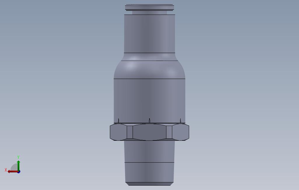 单向阀solidworks 2015模型图纸下载 懒石网