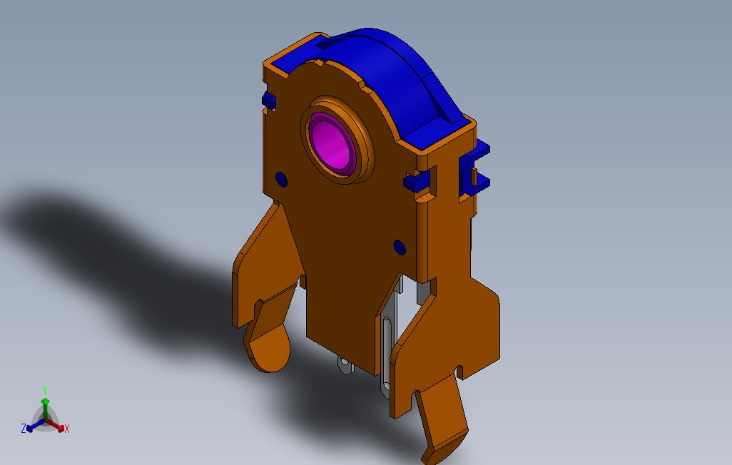 机械式旋转编码器solidworks 2015模型图纸下载 懒石网