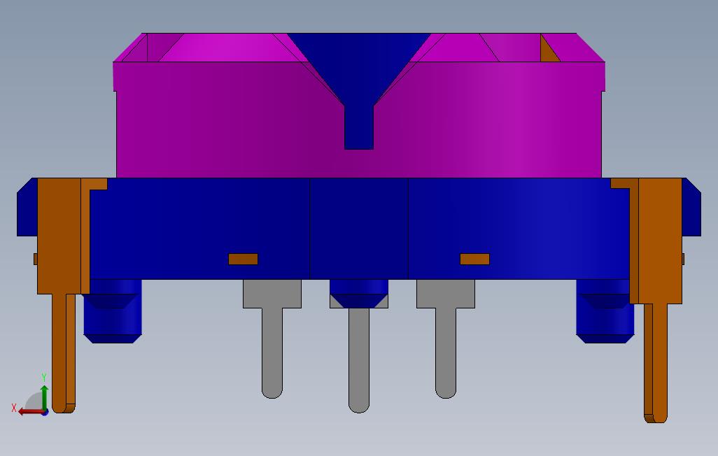 机械式旋转编码器solidworks 2015模型图纸下载 懒石网