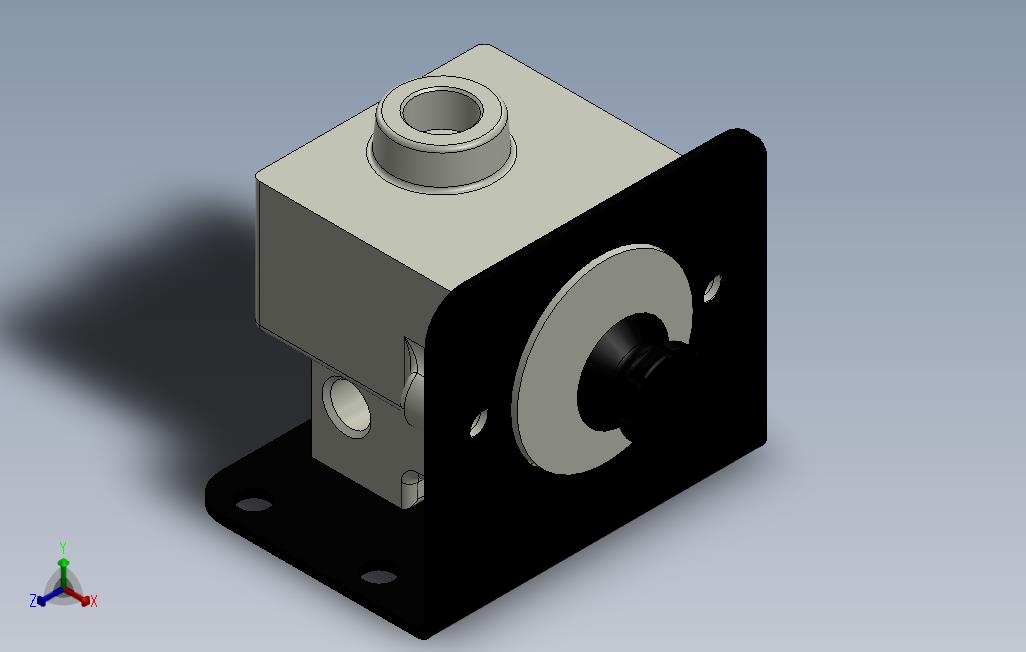 气动梭形阀_SOLIDWORKS 2015_模型图纸下载 – 懒石网