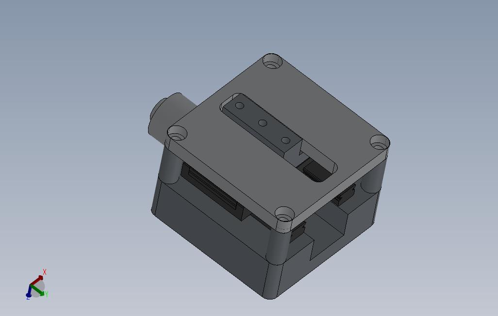 微型电动位移平台solidworks 2015模型图纸下载 懒石网