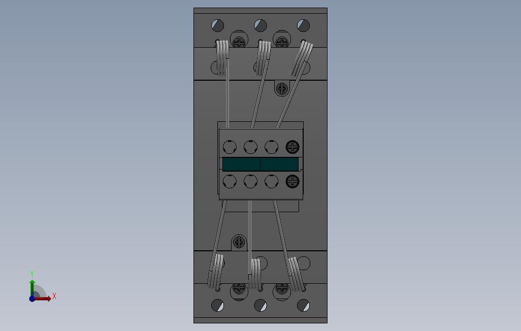 电容接触器solidworks 2015模型图纸下载 懒石网