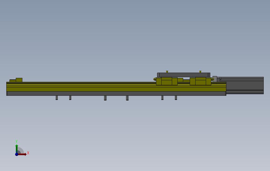 高精度x Y滑台机构solidworks 2010模型图纸下载 懒石网