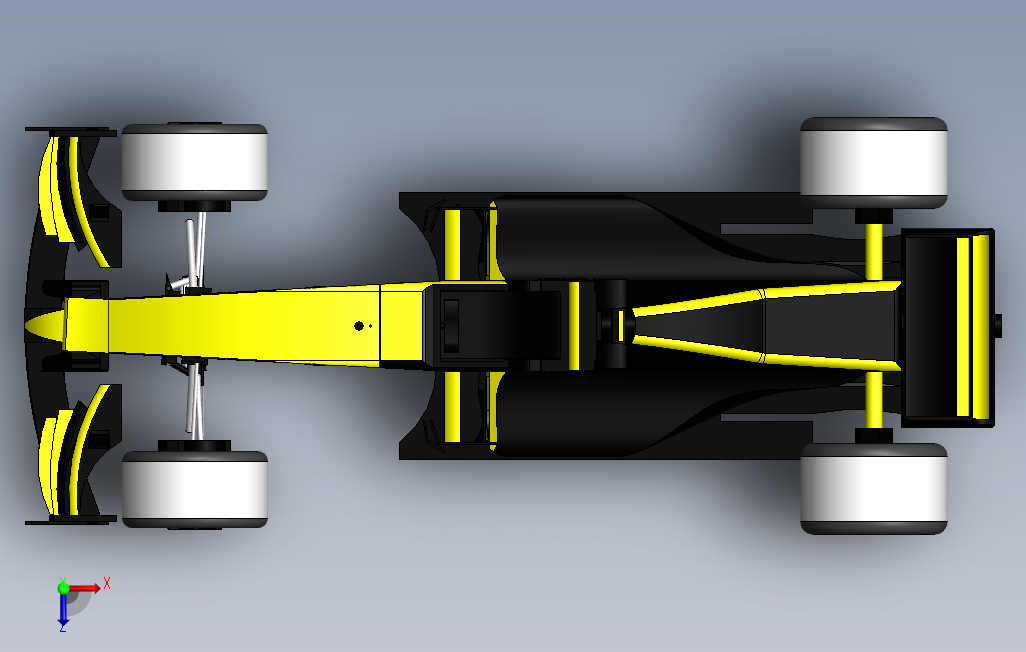 雷诺一级方程式赛车solidworks 2012模型图纸下载 懒石网