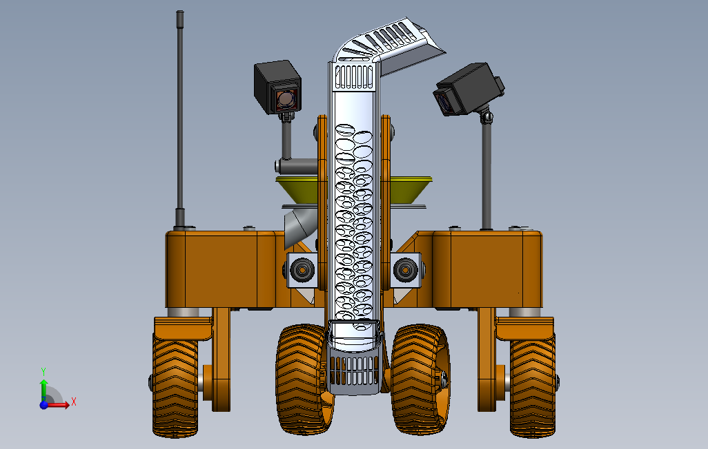 月球采样系统solidworks 2015模型图纸下载 懒石网
