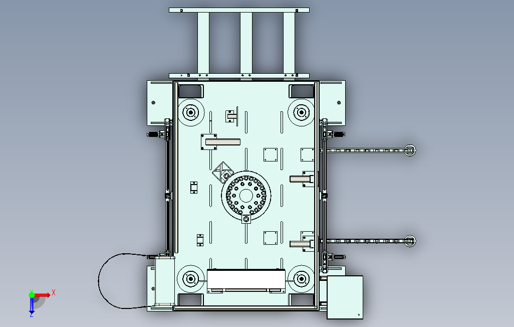 250T重型压力机_STEP_模型图纸下载 – 懒石网
