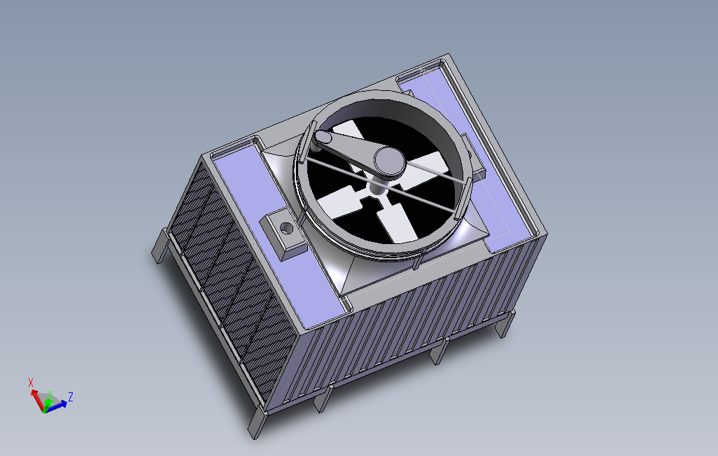 蒸发器solidworks 2018模型图纸下载 懒石网