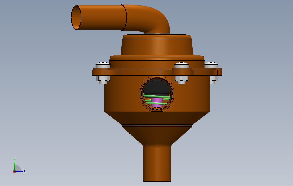恒温阀solidworks 2020模型图纸下载 懒石网