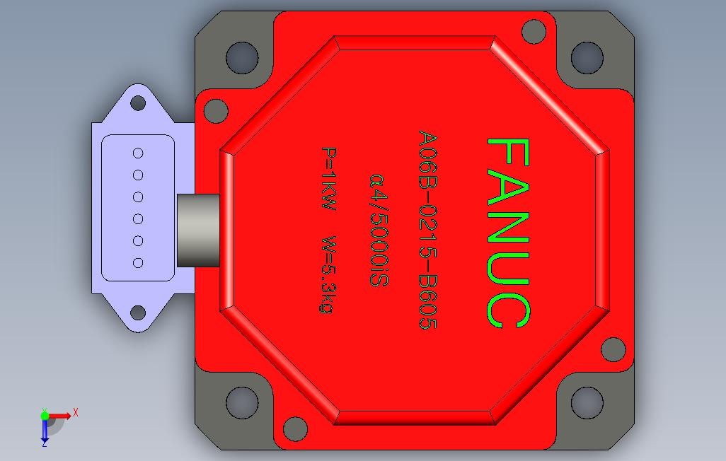 A06B-0215-B605__α4-5000iS.IGS_IGES_模型图纸免费下载 – 懒石网