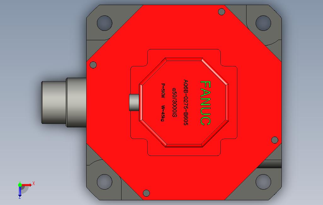 A06B-0275-B605__α50-3000iS.IGS_IGES_模型图纸免费下载 – 懒石网