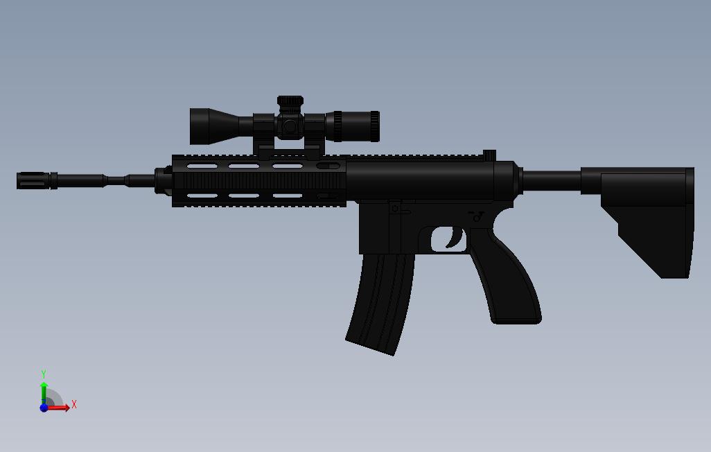 M416_SOLIDWORKS 2016_模型图纸免费下载 – 懒石网