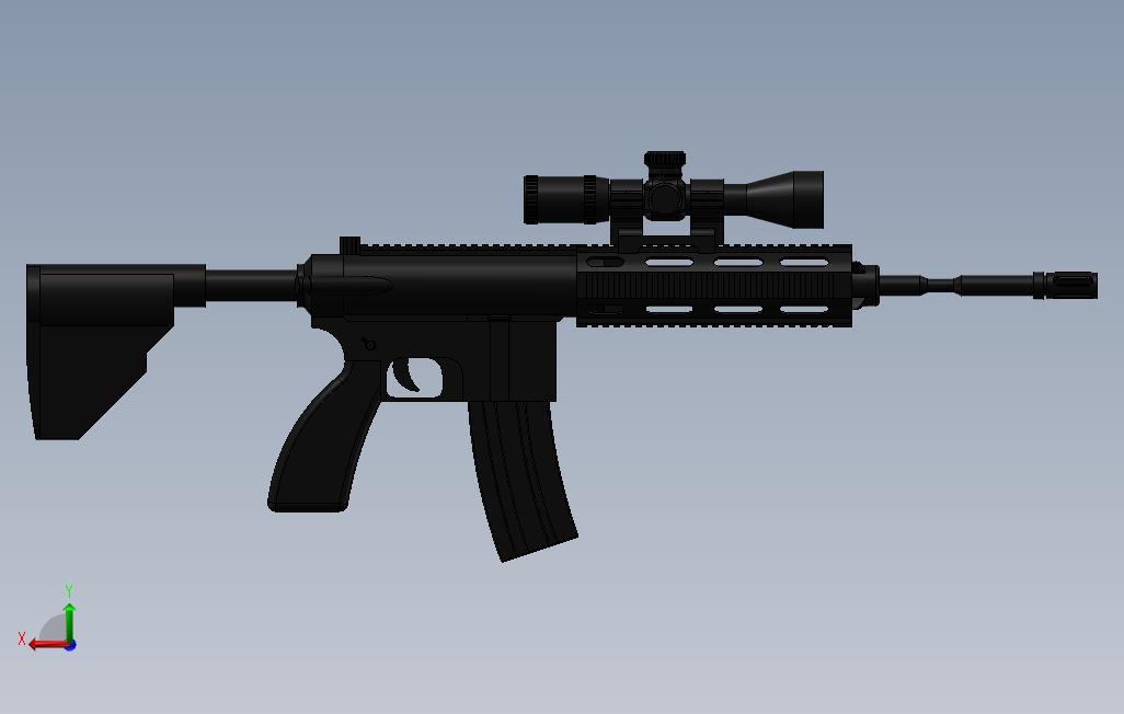 M416__模型图纸免费下载 – 懒石网