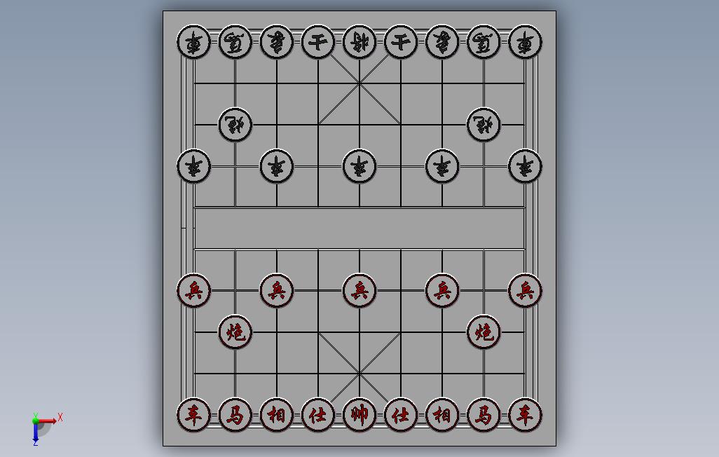 象棋模型图纸下载 懒石网
