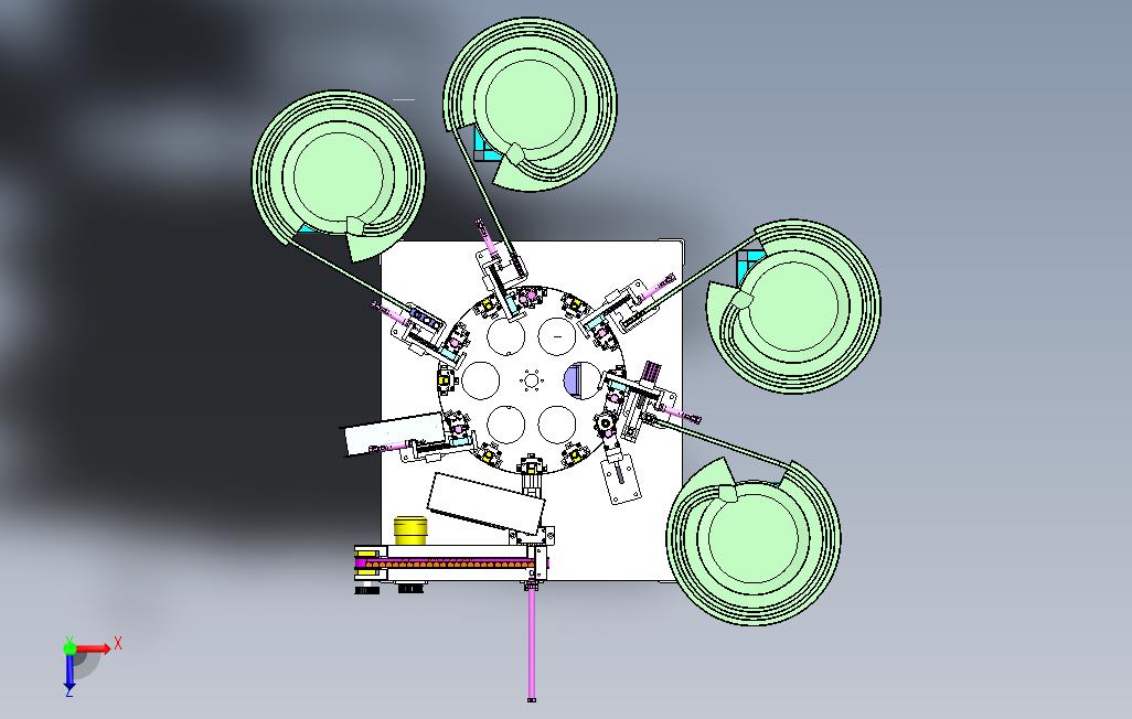 电磁阀接线盒自动装配机方案3d模型solidworks设计solidworks 2014模型图纸免费下载 懒石网