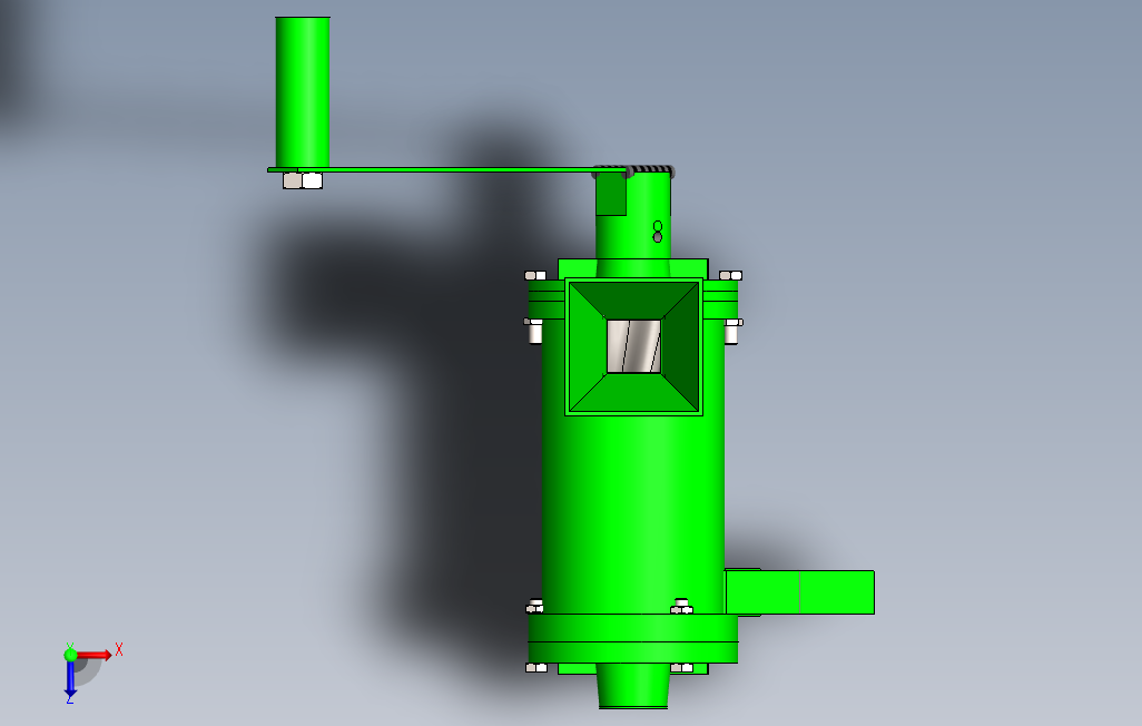 咖啡豆脱壳机sw20可编辑__模型图纸下载 – 懒石网
