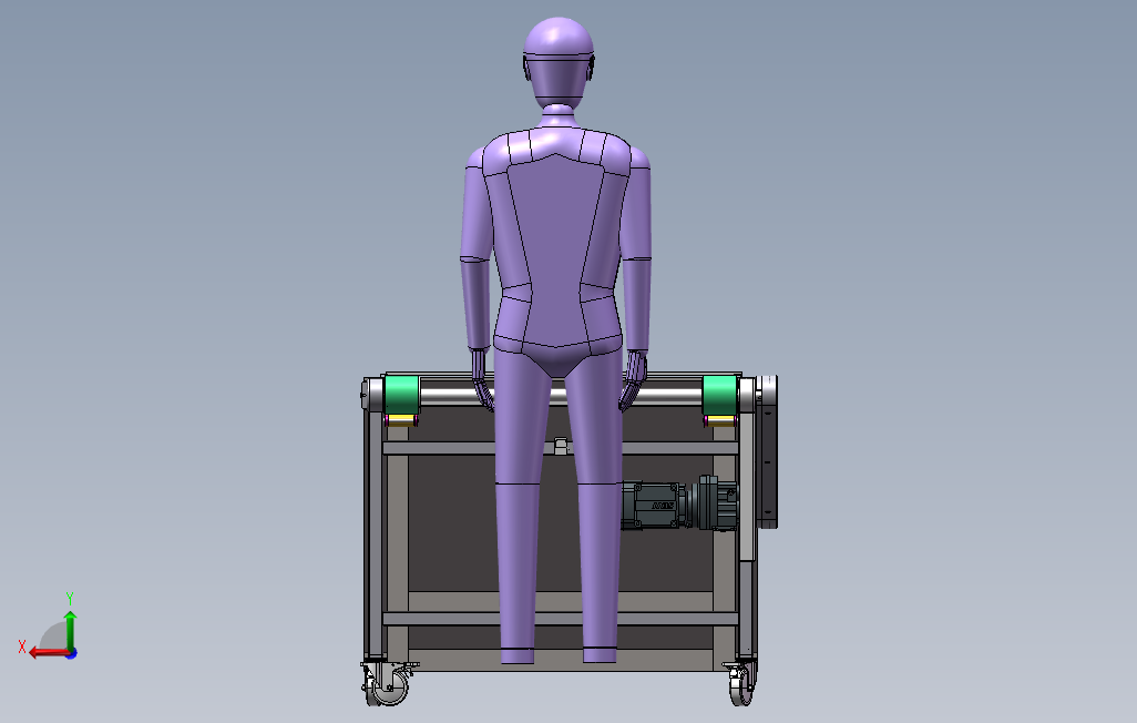 大型输送带机器sw18可编辑solidworks 2018模型图纸下载 懒石网