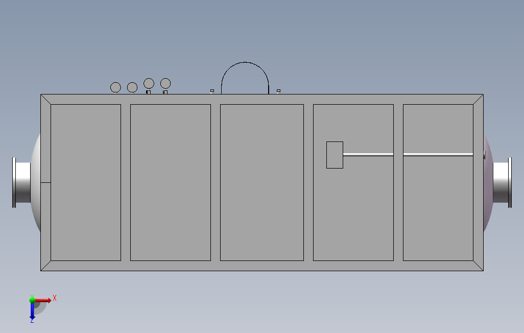 三相分离器橇方案模型solidworks 2016模型图纸下载 懒石网