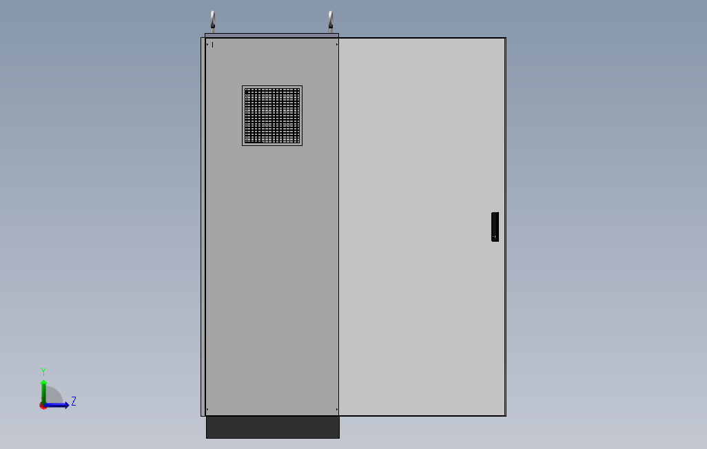 仿威图双电源软启动柜带保险solidworks 2017模型图纸下载 懒石网