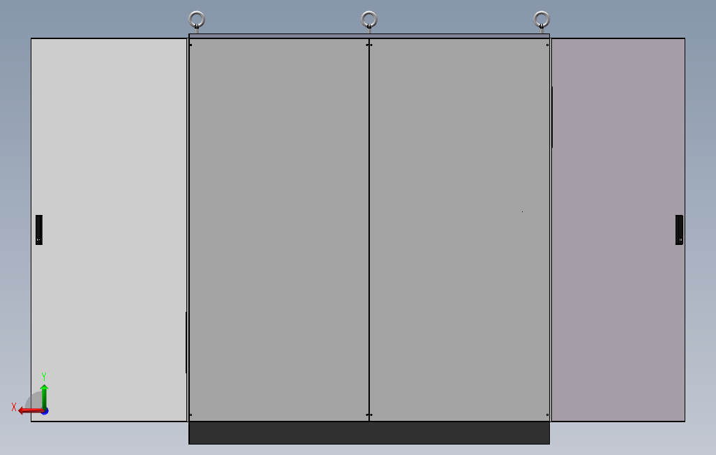 仿威图刀开关变频器柜solidworks 2017模型图纸下载 懒石网