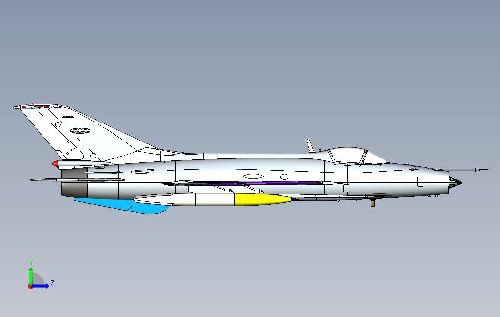 超7战斗机CATIA的模型_CATIA_模型图纸下载 – 懒石网