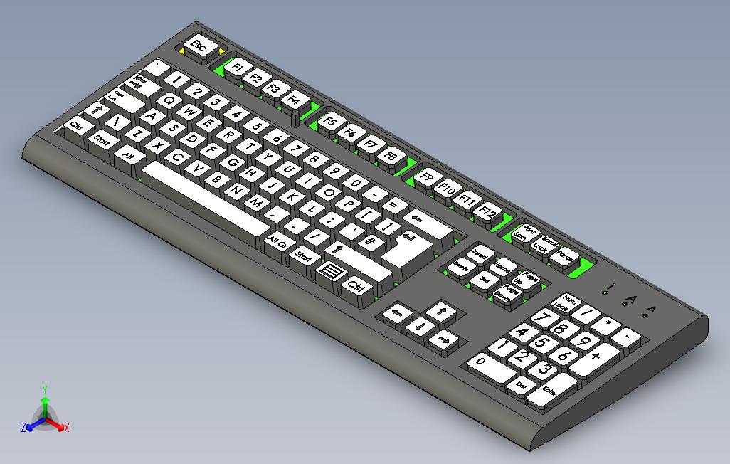键盘支架_CATIA_收费图纸_模型下载 – 懒石网
