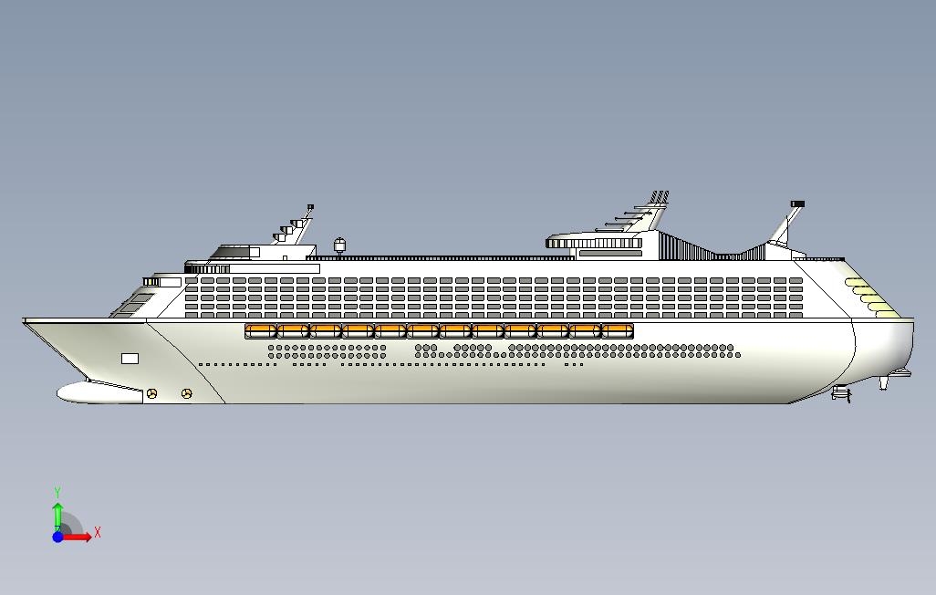 远洋游轮CATIA模型_CATIA_模型图纸下载 – 懒石网
