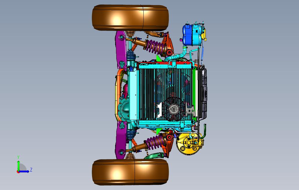 发动机 V6发动机及变速器总成3d模型ugnx设计单个prt文件ug模型图纸下载 懒石网