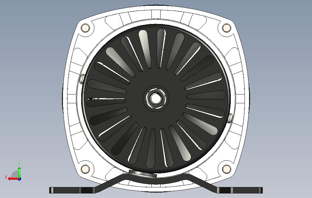 汽车发动机 450w24v直流有刷齿轮电机3d数模图纸step格式step模型图纸下载 懒石网