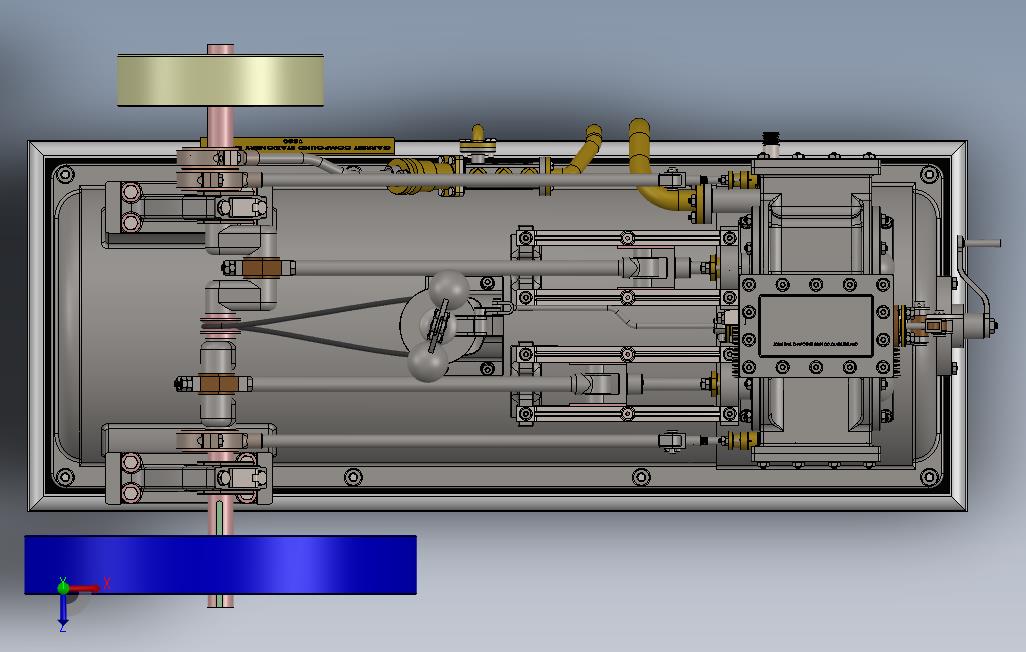 汽车发动机 加勒特复合固定式发动机3d模型图纸solidworks设计附igs格式solidworks 2014模型图纸下载 懒石网