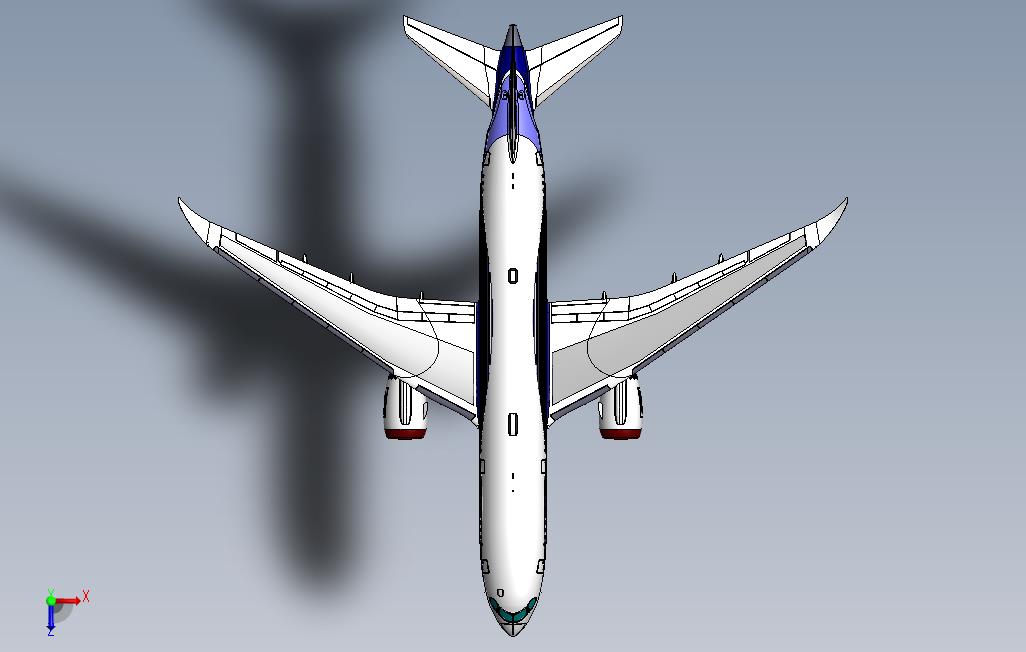 航空发动机-波音787客机BOEING飞机模型3D图纸Solidworks设计_SOLIDWORKS 2016_模型图纸下载 – 懒石网