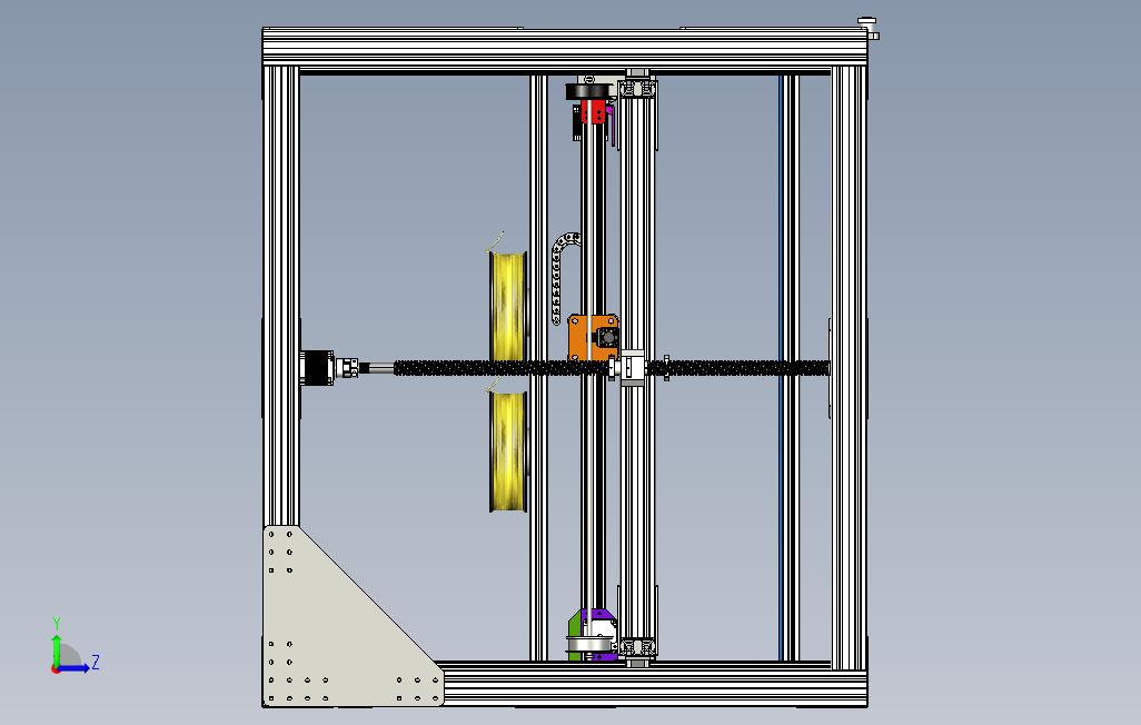 大尺寸3d打印机机械模型step模型图纸下载 懒石网