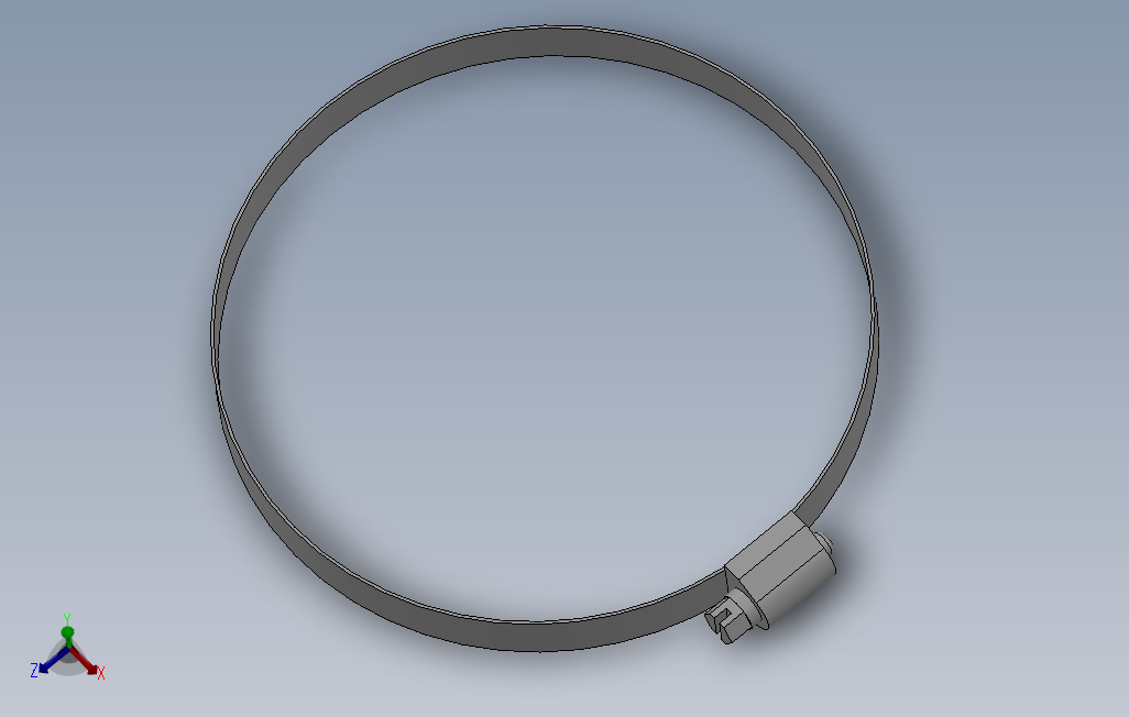 120 140喉箍solidworks 2010模型图纸下载 懒石网