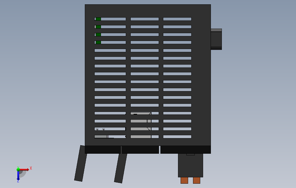 汇川PLC-AM401-1608_SOLIDWORKS 2020_模型图纸下载 – 懒石网