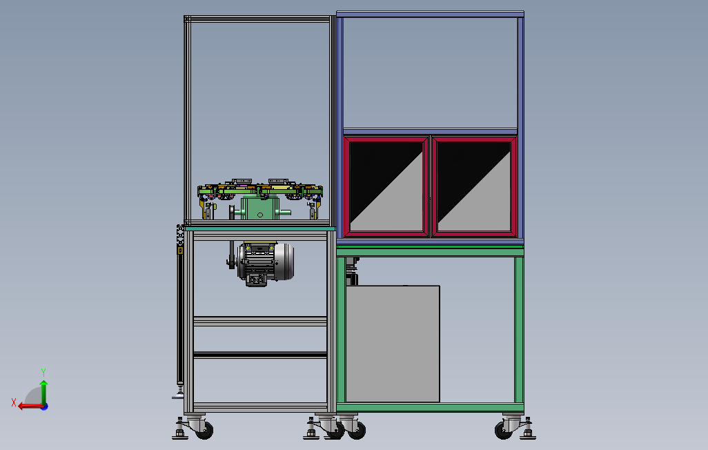 自动化组装线_SOLIDWORKS 2018_模型图纸下载 – 懒石网