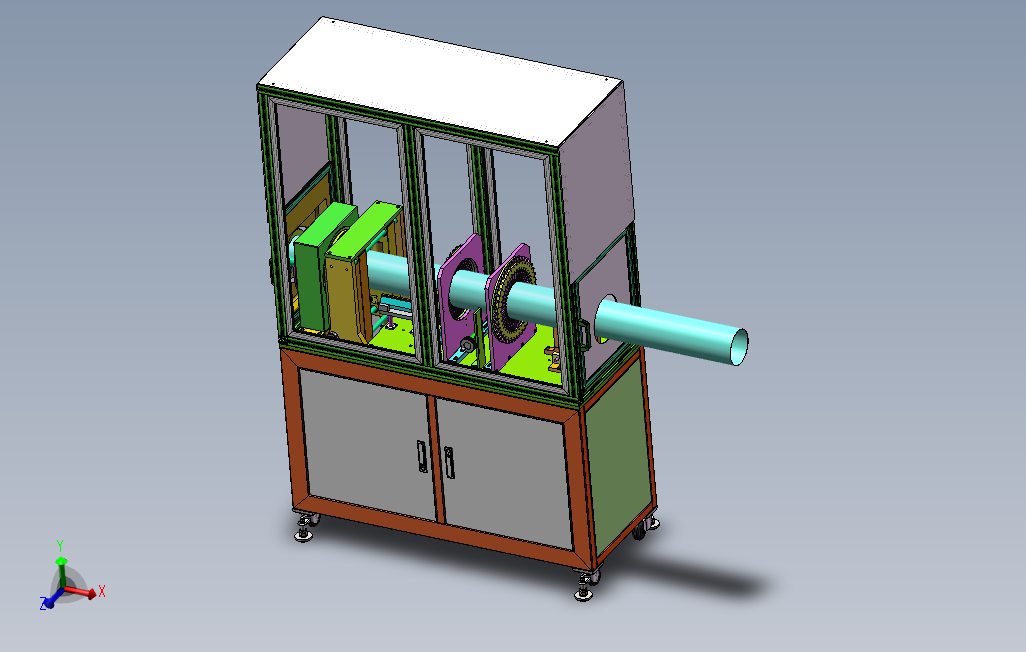 139滚圆机设备_SOLIDWORKS 2018_模型图纸下载 – 懒石网